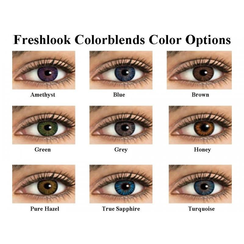 Freshlook Colorblends Pure Hazel Vs Honey